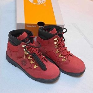 Timberland | Shoes | Timberland 6inch Leather Field Boot Dark Redblack ...
